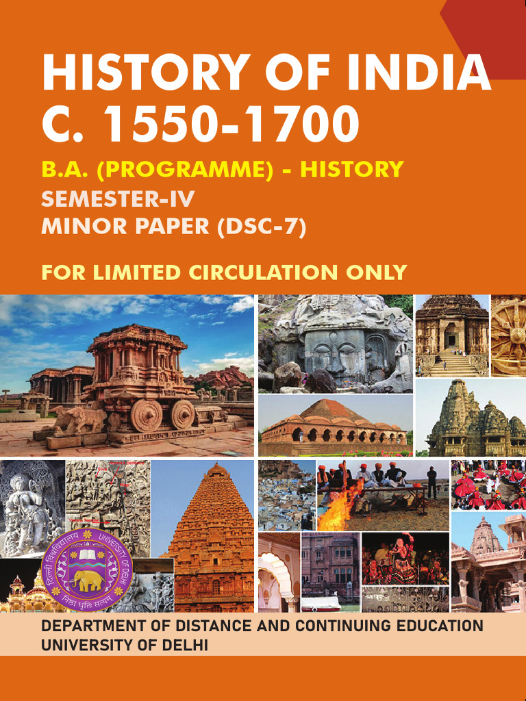 India 1550-1700: Mughal History Overview | PDF | Mughal Empire