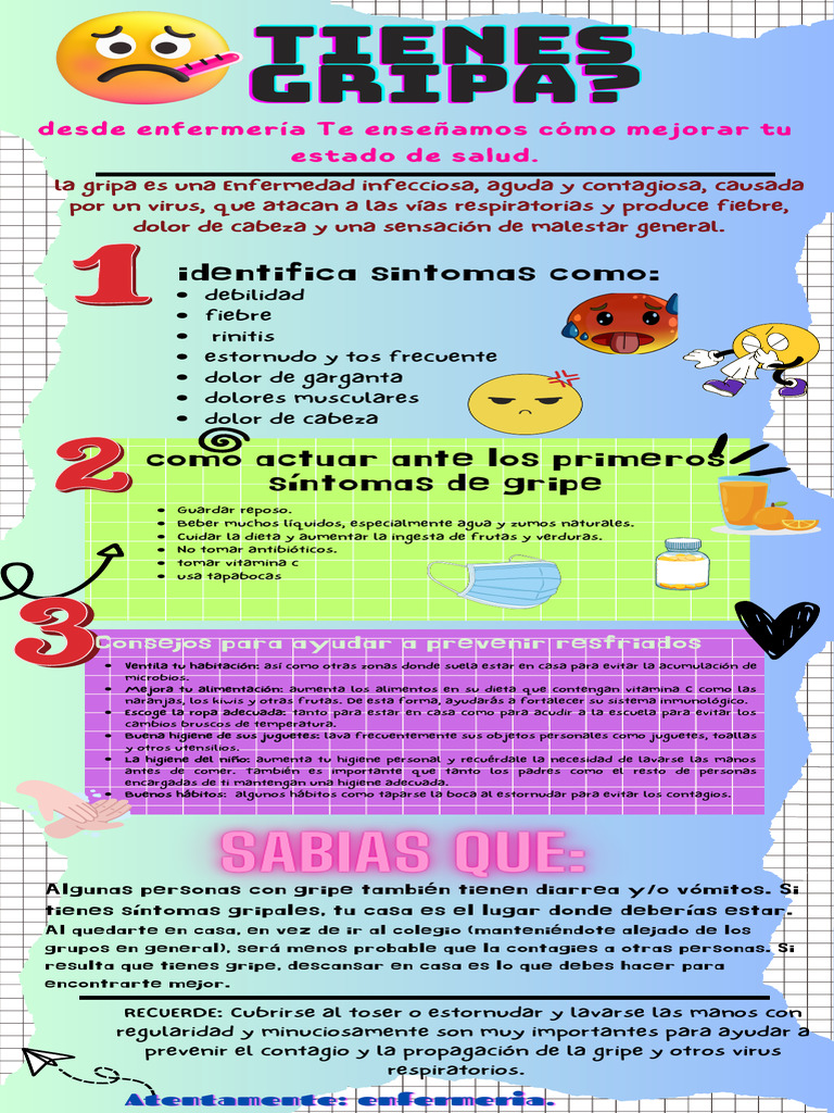 Tienes Gripa | PDF | Influenza | Resfriado comun