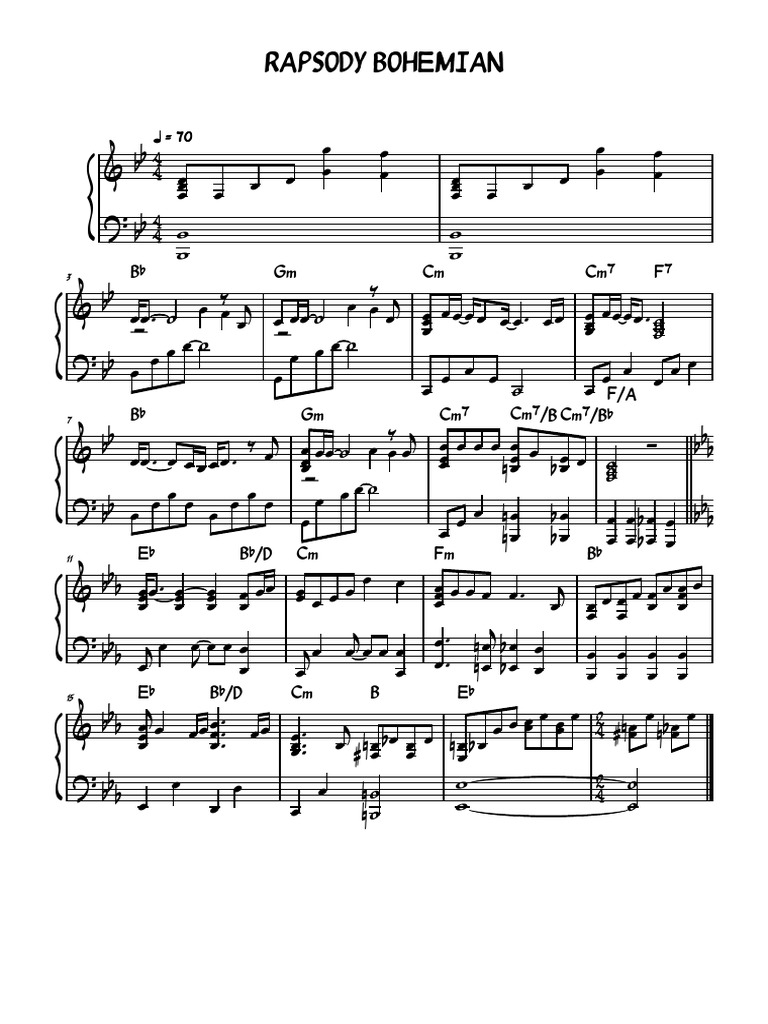 Rapsody Bohemian | PDF
