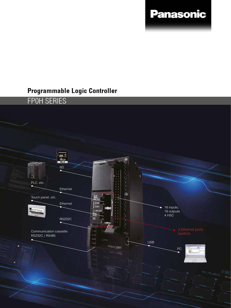 Panasonic FP0H | PDF | Programmable Logic Controller | Internet Protocols