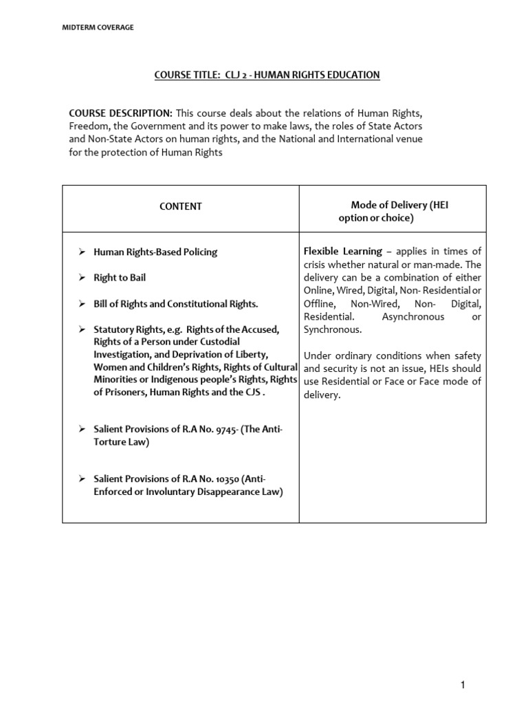 HR Midterms Module Students | PDF | Common Law | Public Law