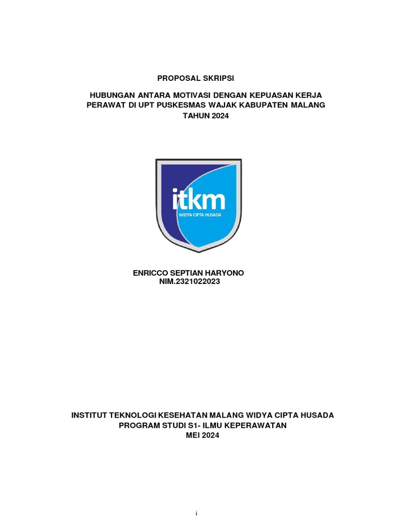 Revisi Sempro Enricco ITKM WCH | PDF | Komputer