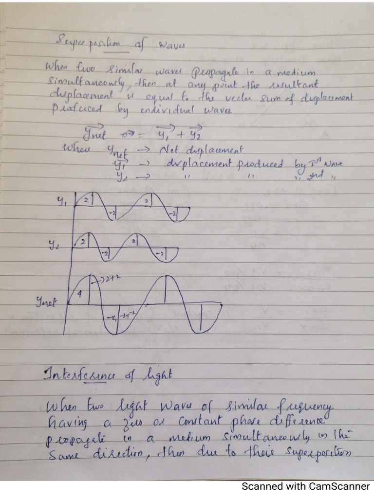 wave optics notes part 2 | PDF