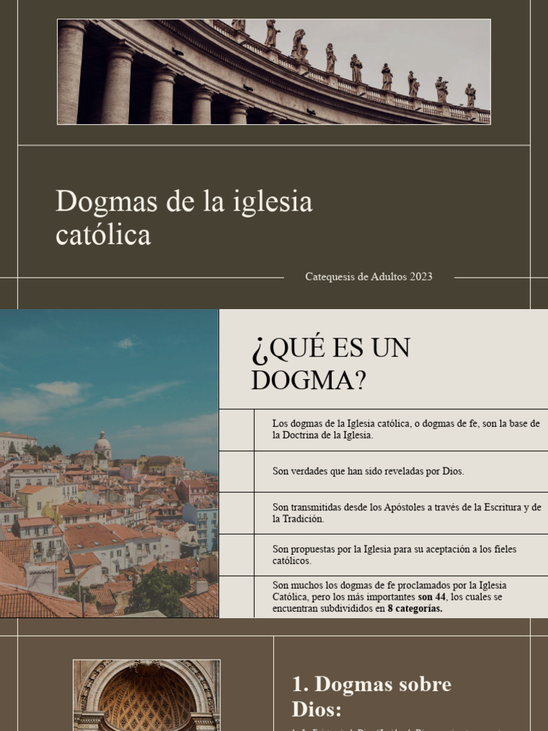 Dogmas de La Iglesia Católica PP | PDF | María, madre de Jesús | Cristo ...