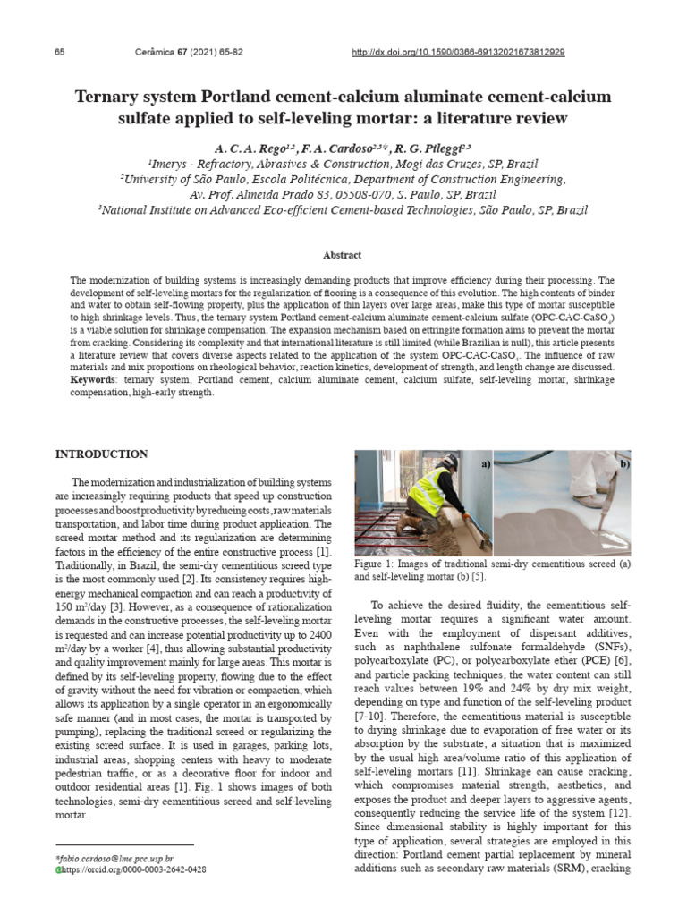 Ternary_system_Portland_cement-calcium_aluminate_c | PDF | Cement ...