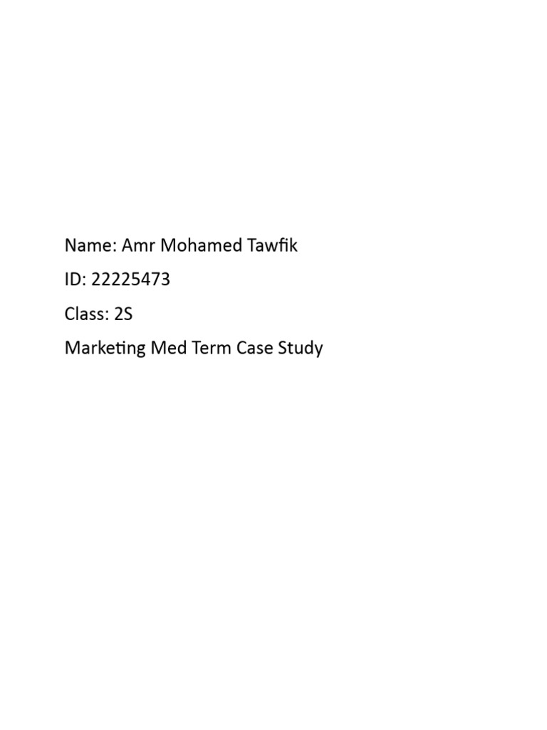Vodafone Egypt Marketing Case Study | PDF | Egypt | Occupational Safety ...