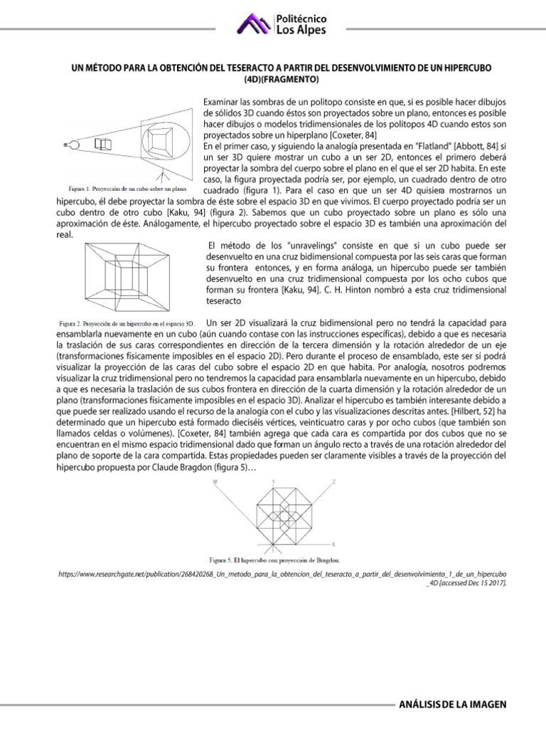 Unidad 9 Teseracto o Hipercubo | PDF