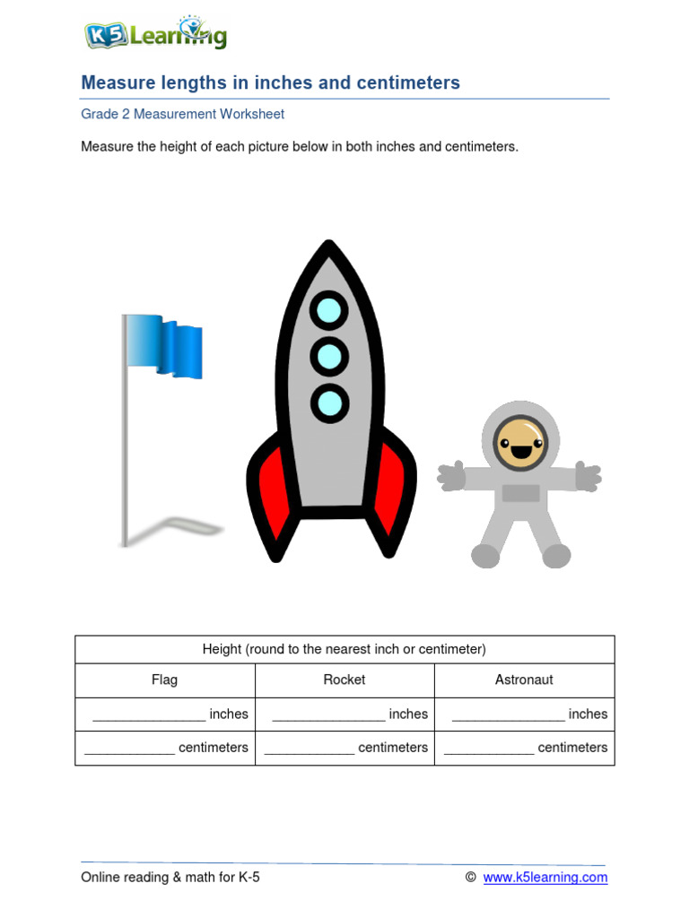 Grade 2 Measurement Length Inches CM B | PDF | Teaching Methods & Materials