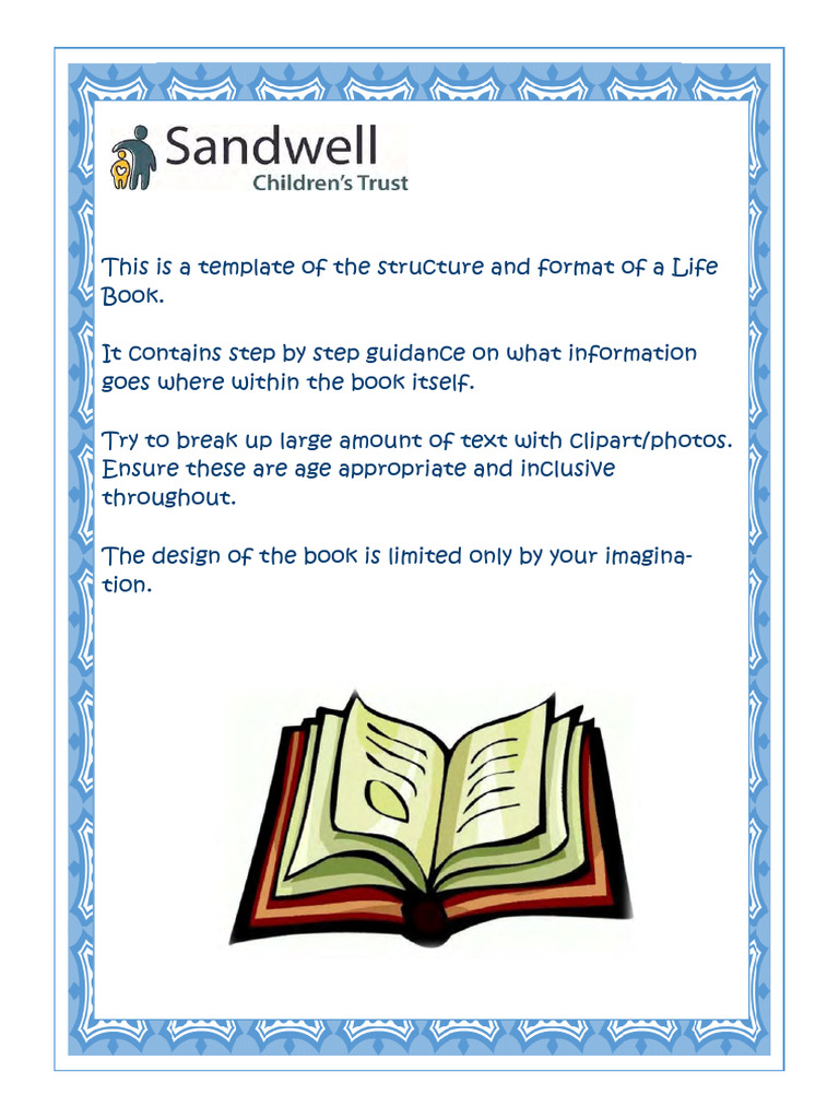 Life Book Template for Foster Children | PDF | Family | Violence