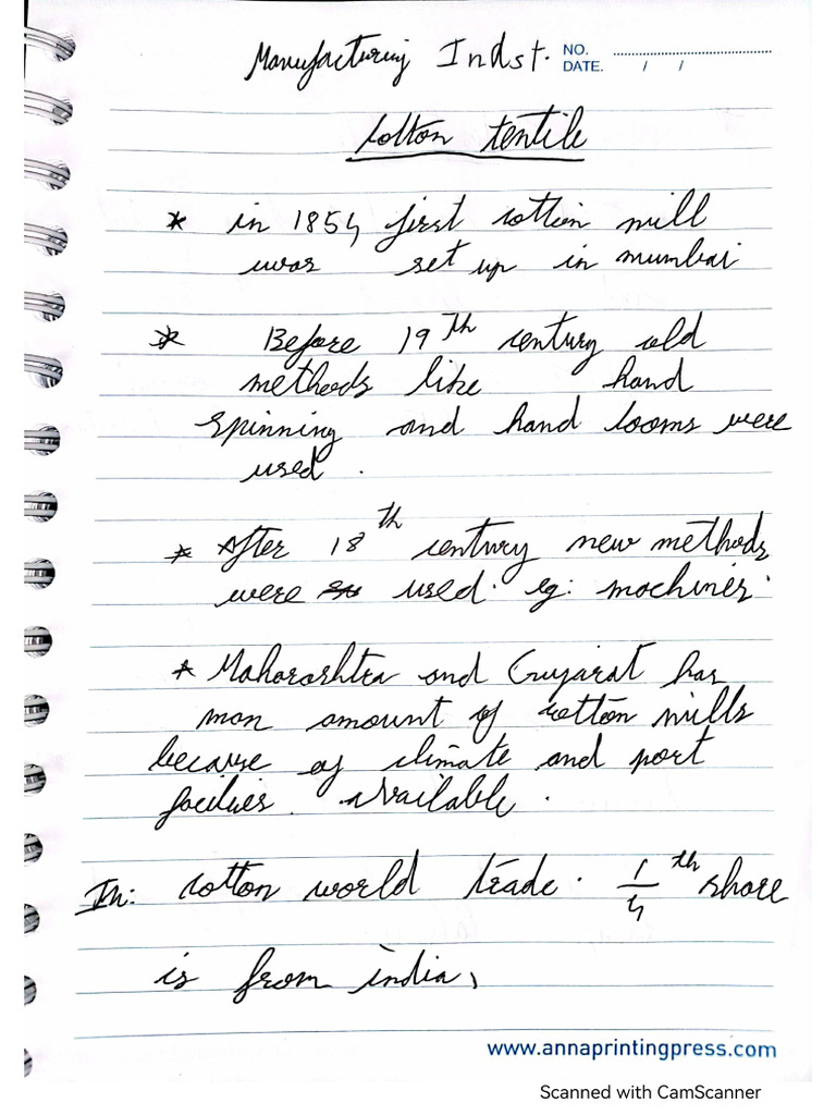 Manufacturing Industries Notes Part 2 | PDF