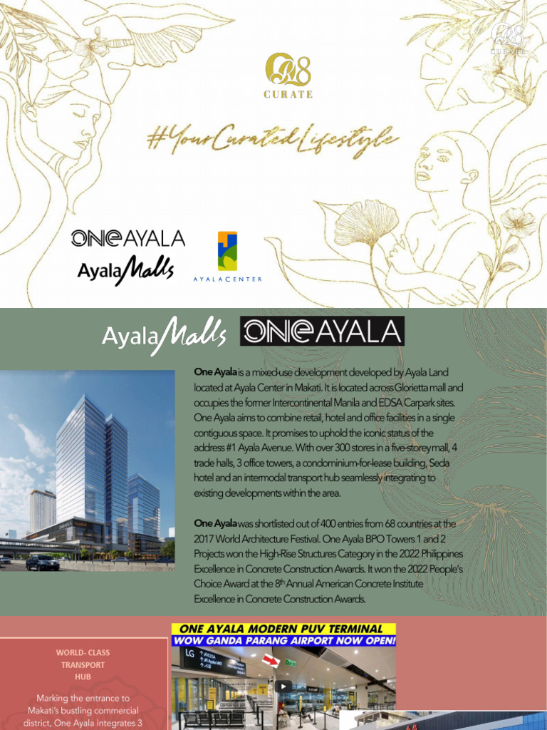One Ayala: Premier Mixed-Use Development | PDF | Business