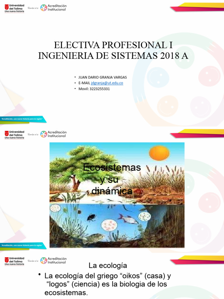 UNIDAD I BASES DE LOS ECOSISTEMAS | PDF | Ecología | Red alimentaria