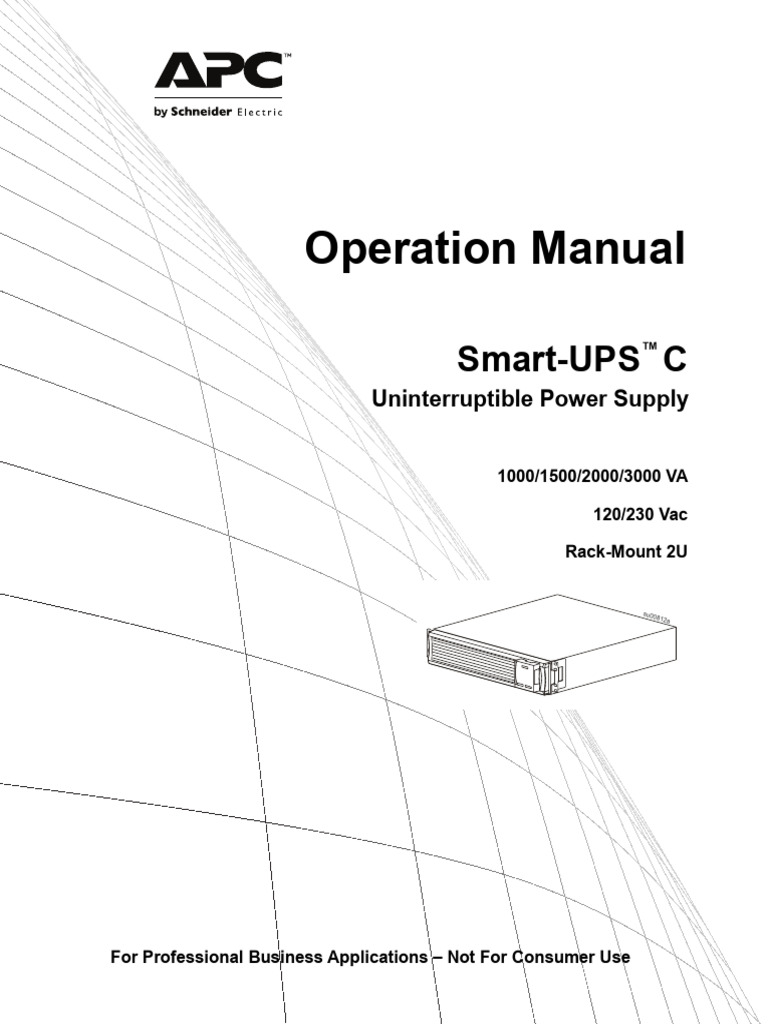 Manual de Operacion Smart-Ups-1500 | PDF | Electromagnetic Interference | Alternating Current