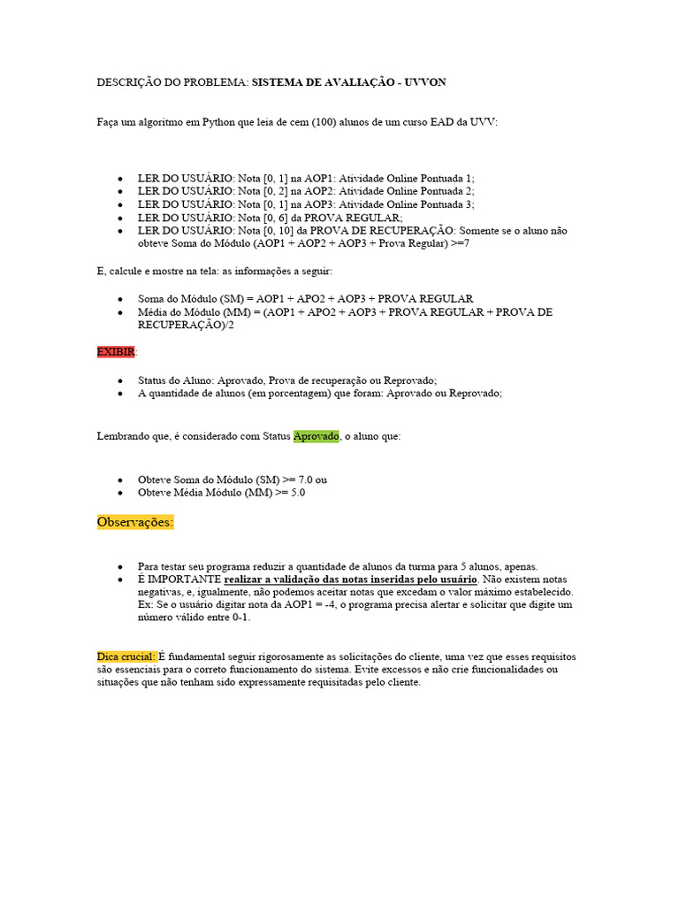 Correcoes Ze Bronha | PDF | Algoritmos | Informática Correcoes Ze Bronha | PDF | Algoritmos | Informática