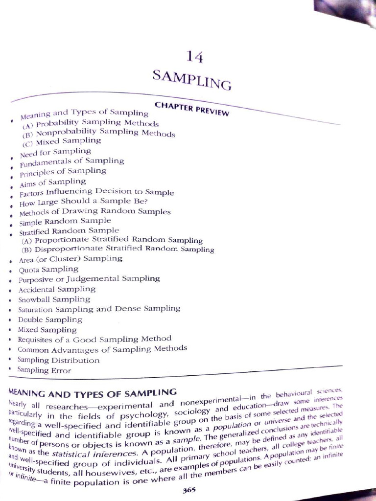 Unit 3 Sampling | PDF