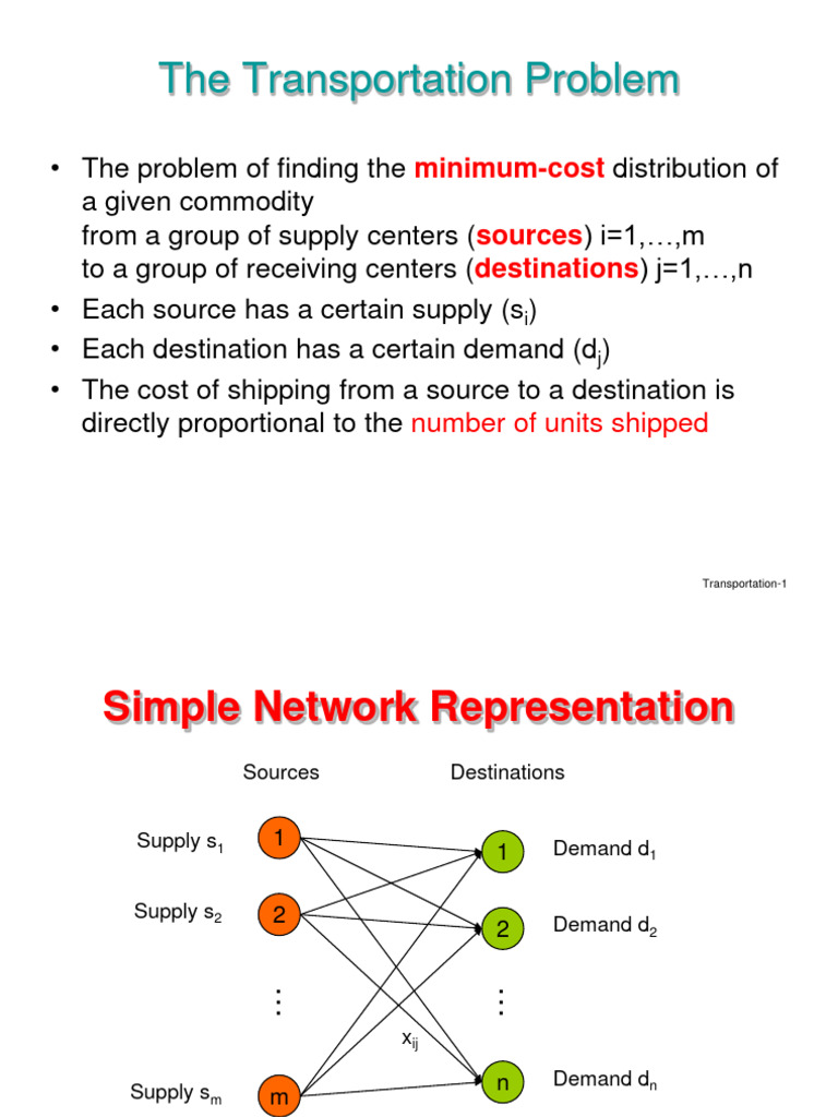 Transportation v7 | PDF | Mathematics | Applied Mathematics