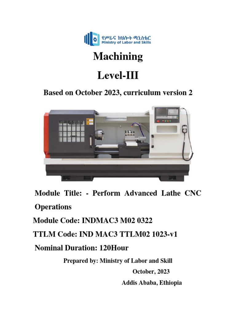 M02 - Advanced Lathe CNC | PDF | Numerical Control | Machining