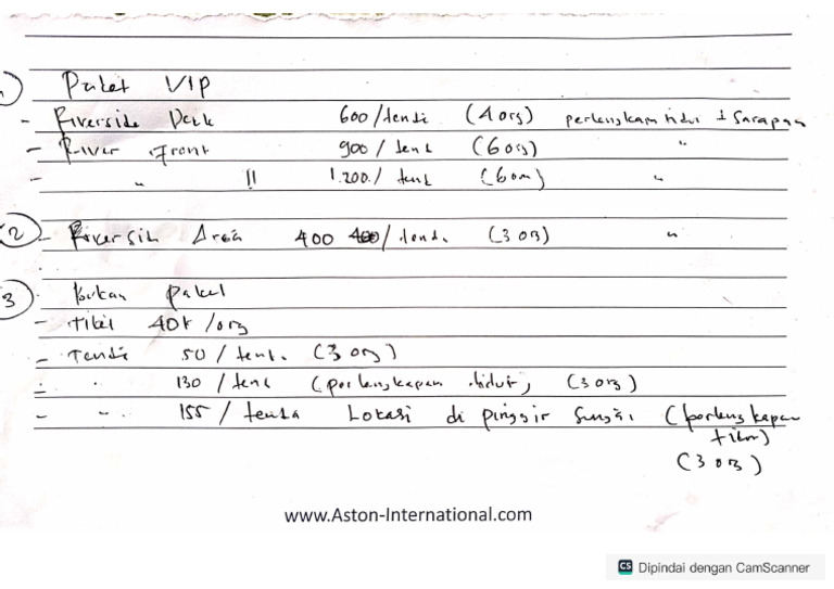 Harga Tiket Leuwi Bumi | PDF