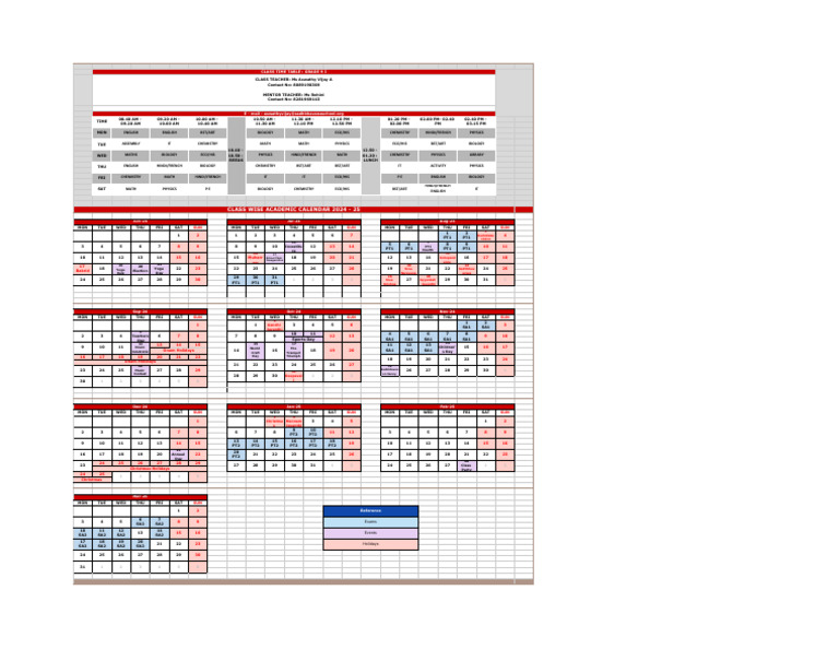 GUSD Academic Calendar 2024-25 | PDF