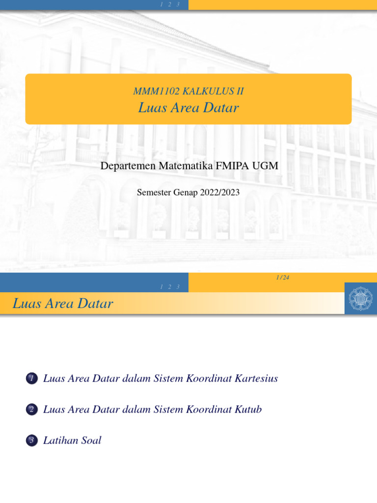 Luas Area Datar | PDF