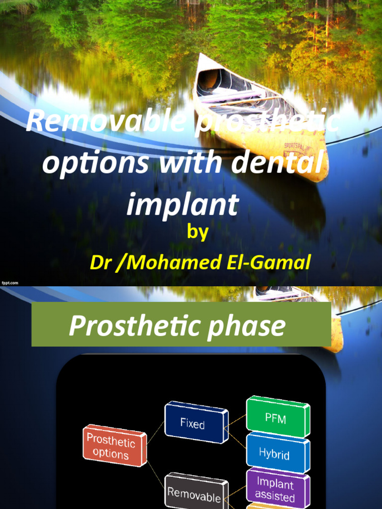 7 - Removable Prosthetic Options | PDF | Dental Implant | Health Sciences