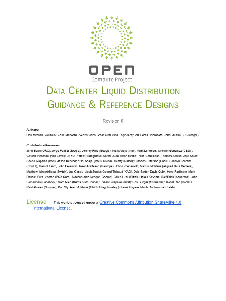 OCP ACF Reference Design Guidance White Paper | Download Free PDF ...