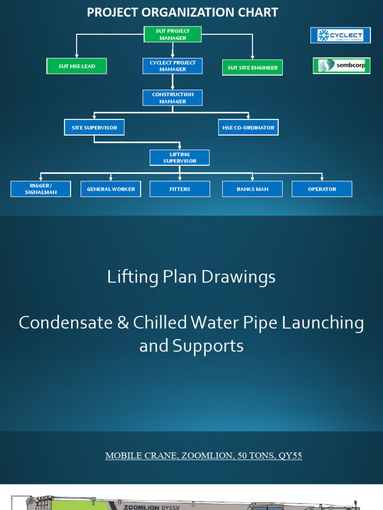 Lifting Plan For Pipe and Support Laucnhing | PDF | Crane (Machine ...