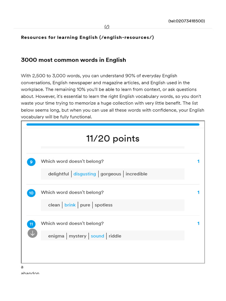 Top English Words of 2021 | PDF | English Language
