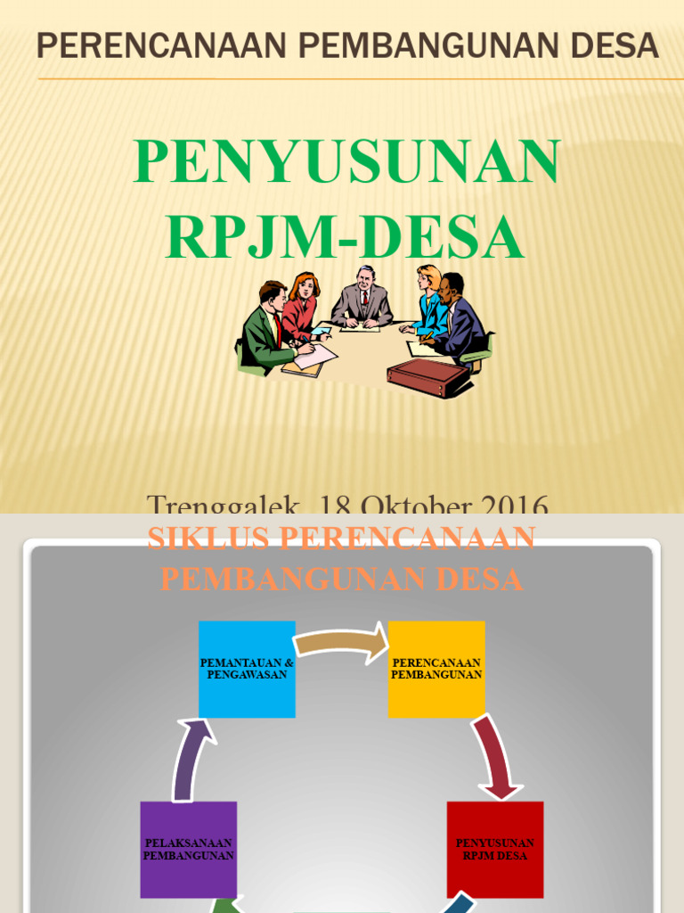 Rpjm-Pembangunan Desa | PDF
