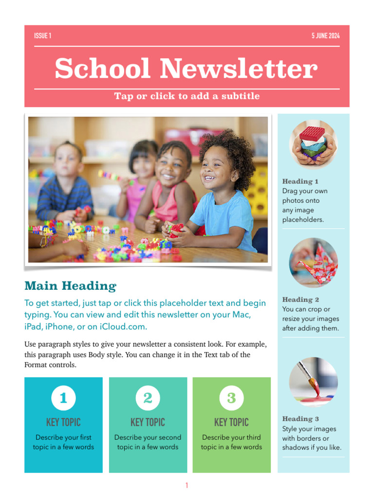 School Newsletter | PDF | Page Layout | Computing