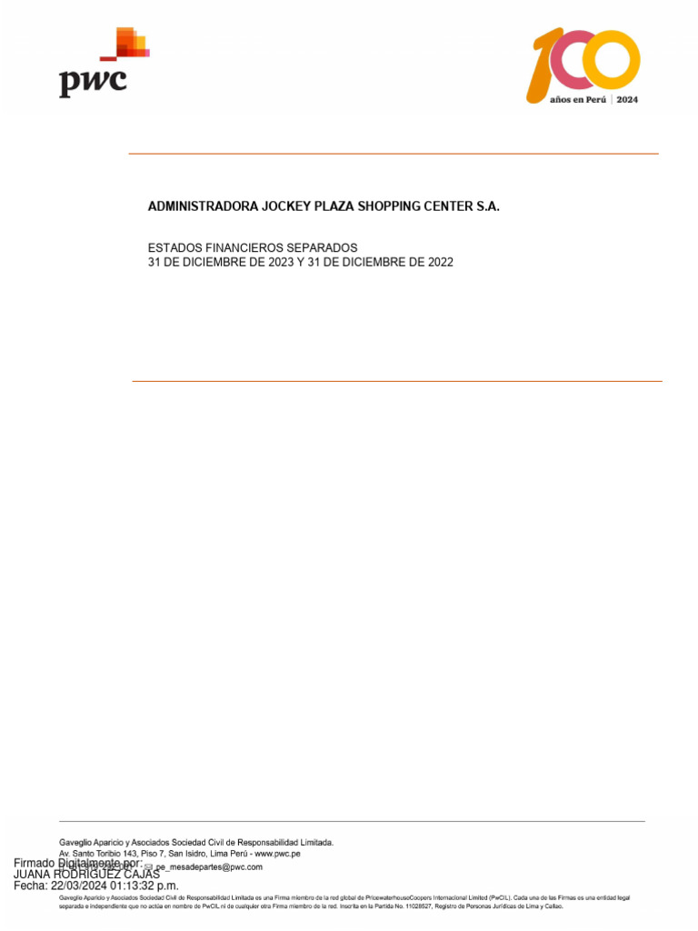 Yoque Plaza Dictamen | PDF | Auditoría | normas internacionales de ...