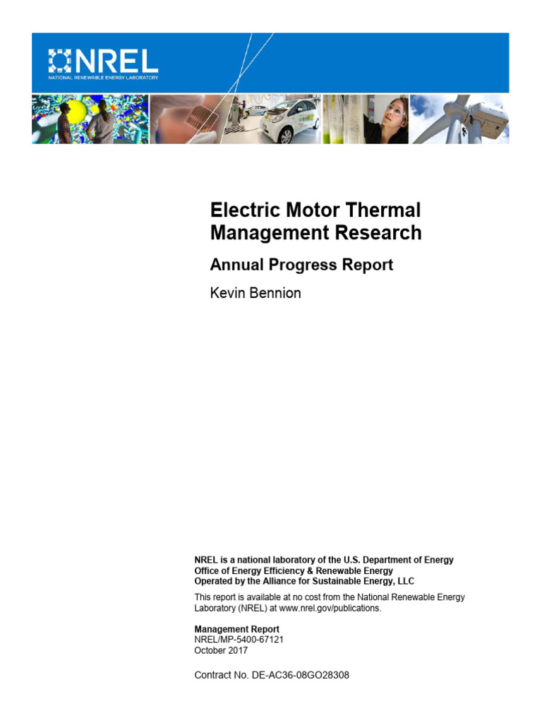 Electric Motor Thermal Management | Download Free PDF | Electric Motor ...