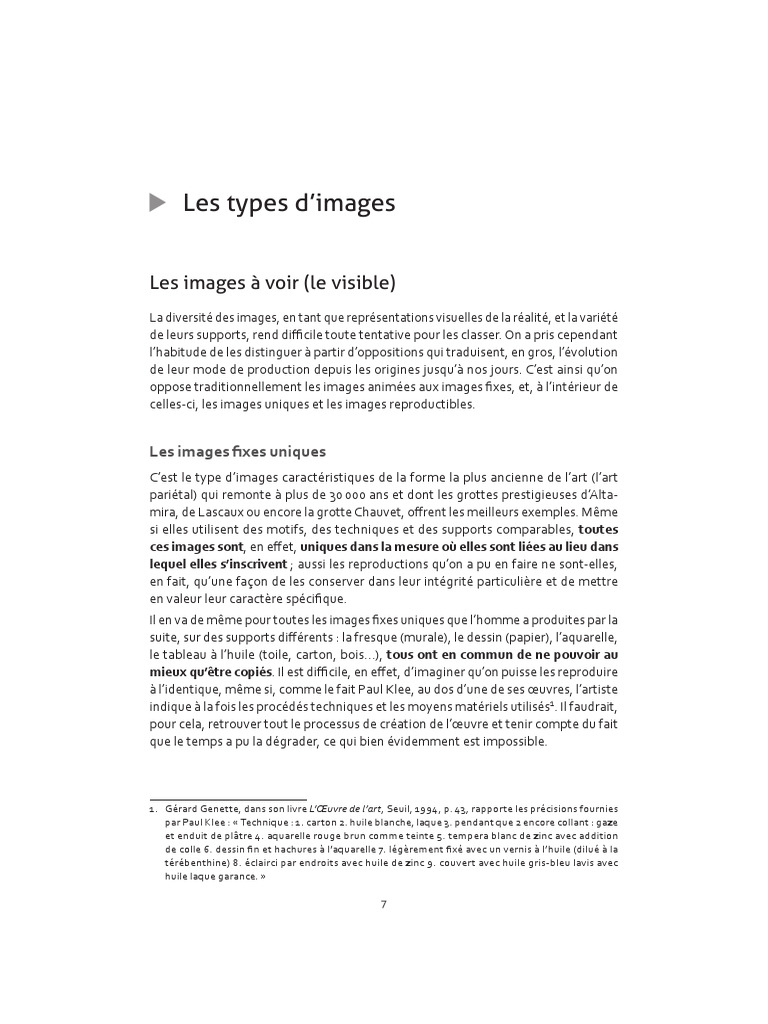 Les Types D'images | PDF | Écriture | Métaphore
