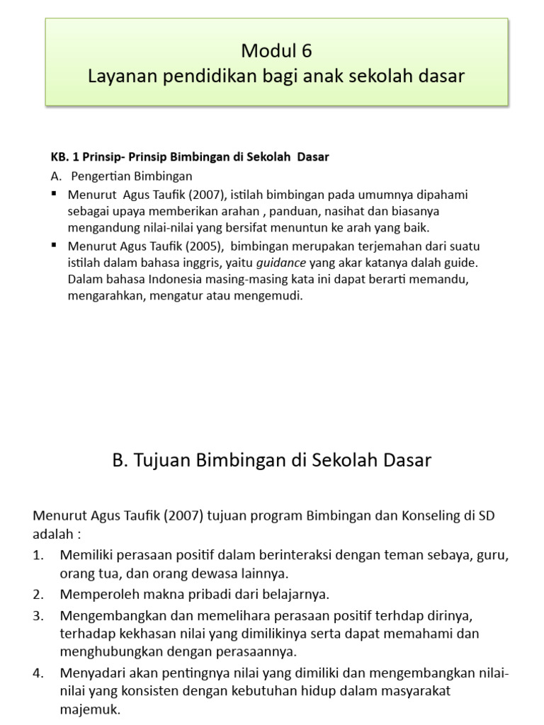 Modul 6 Perspektif Pendidkan | PDF