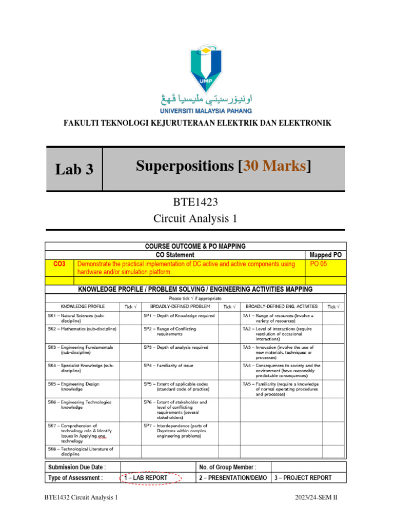 Lab 3 Superposition Pdf Electrical Network Network Analysis