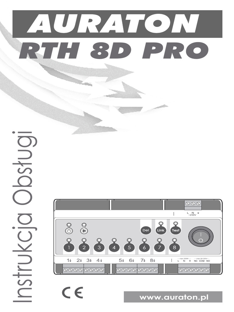 Instrukcja AURATON RTH 8D PRO PL | PDF