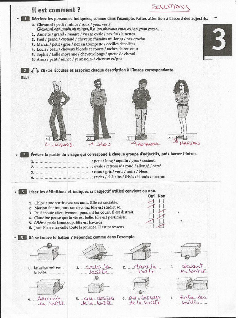 Unité 3 Corrigé | PDF