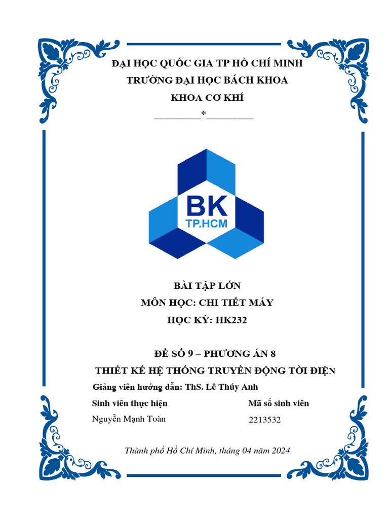 l02 - btl Số 1 - nguyễn Mạnh Toàn - 2213532 | PDF