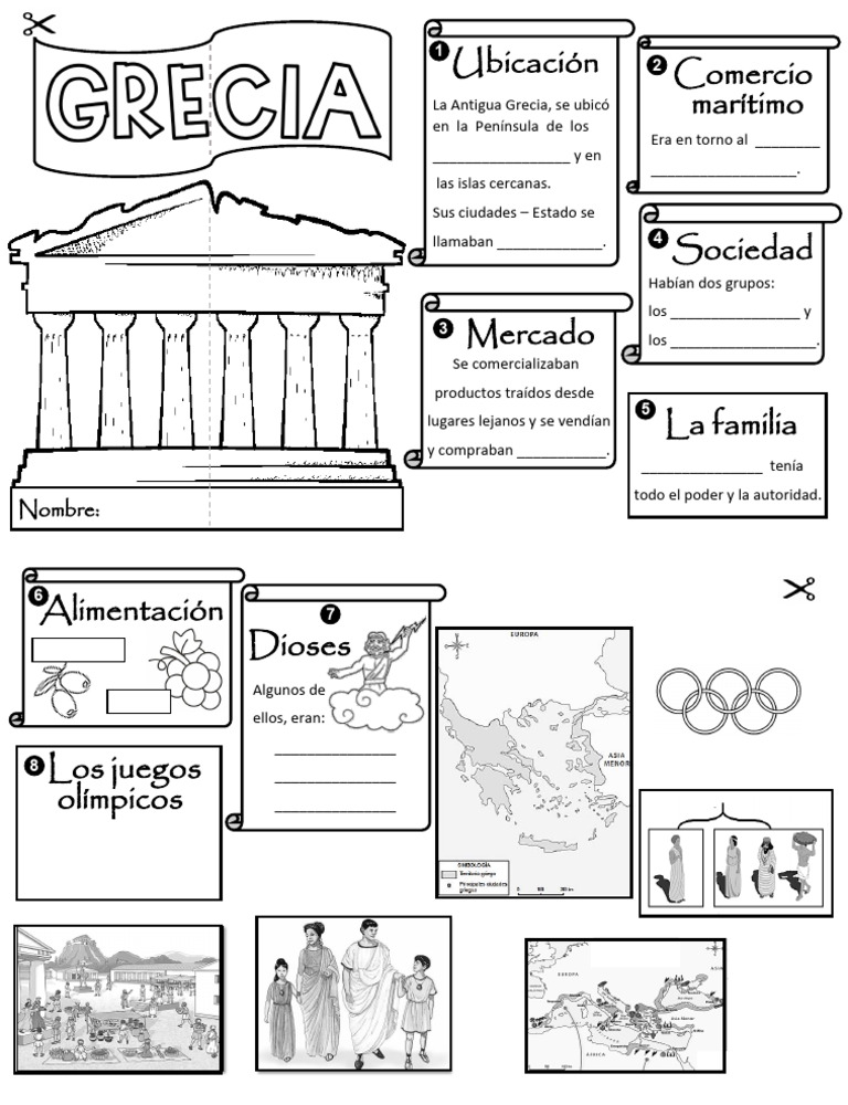 LAPBOOK GRECIA PDF @laprofealecomparte | PDF