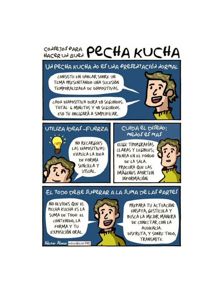 Guía para Presentaciones Pecha Kucha | PDF | Ficción general