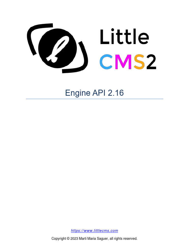 LittleCMS2.16 API | PDF | Pointer (Computer Programming) | Parameter (Computer Programming)