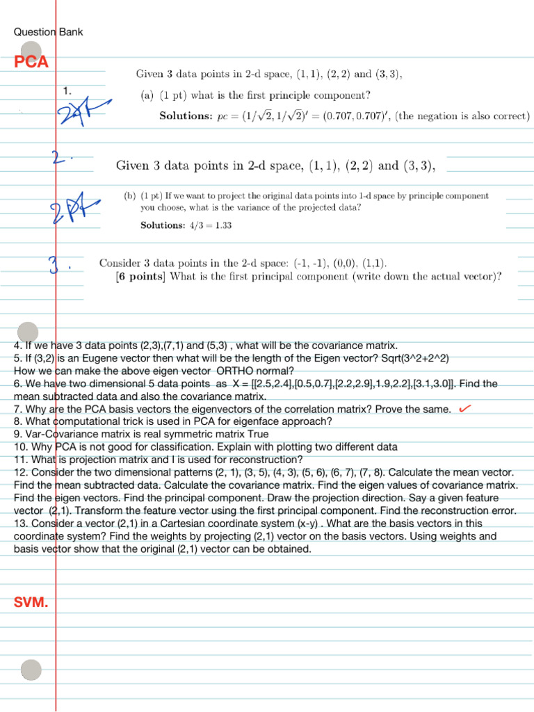 Question Bank 2023 Final All Questions | PDF | Support Vector Machine | Cluster Analysis