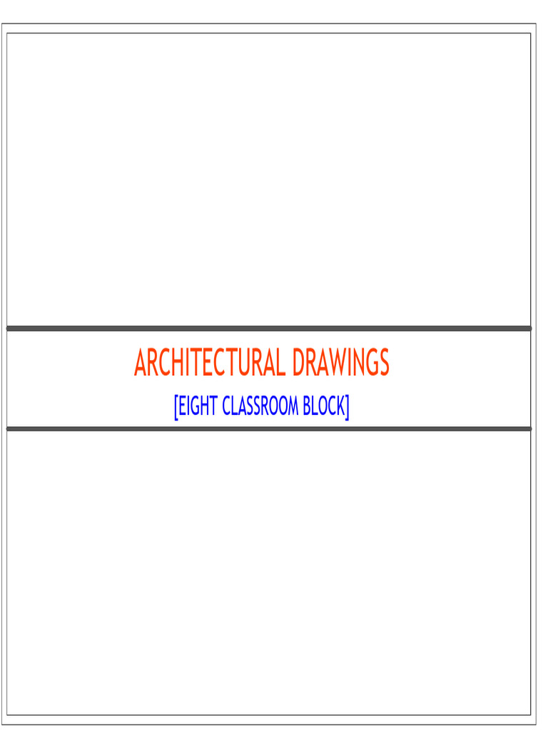 8 Classroom Block ARCH | PDF