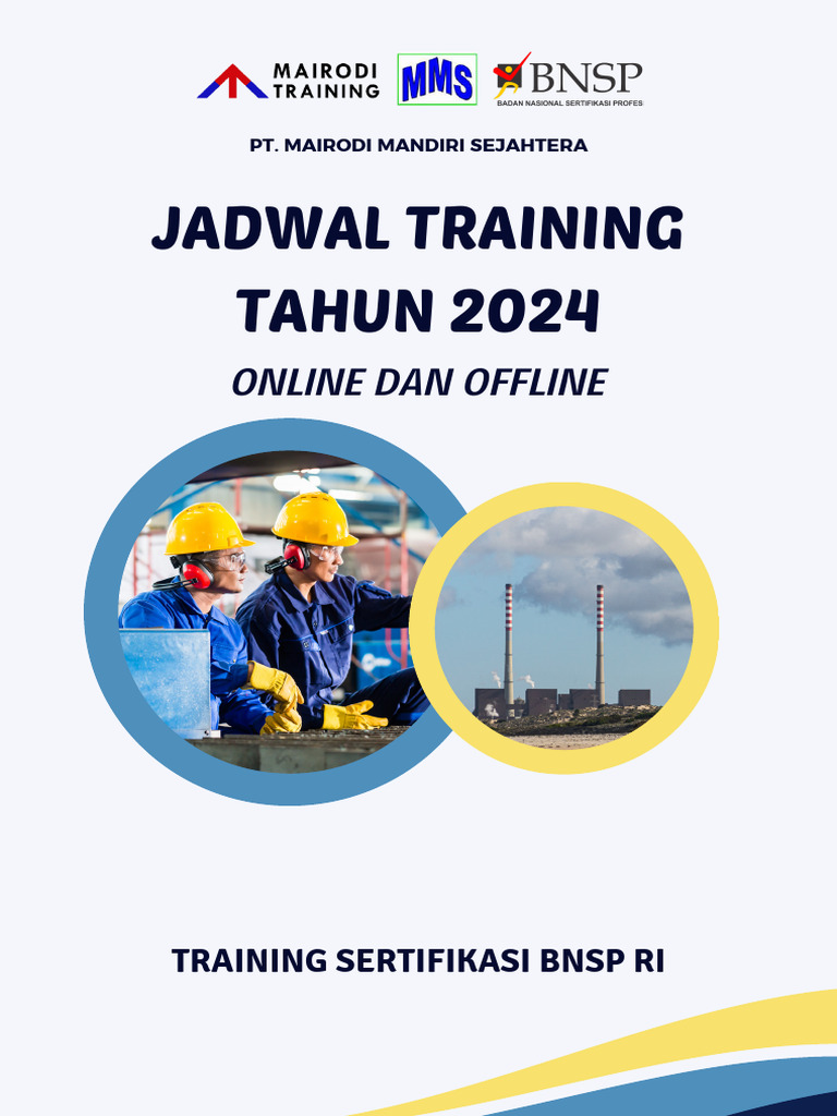 Jadwal BNSP Mairodi Training | PDF