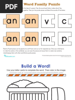 Lesson 22 Word Families - Ug, - Un | PDF | Phonics | Books