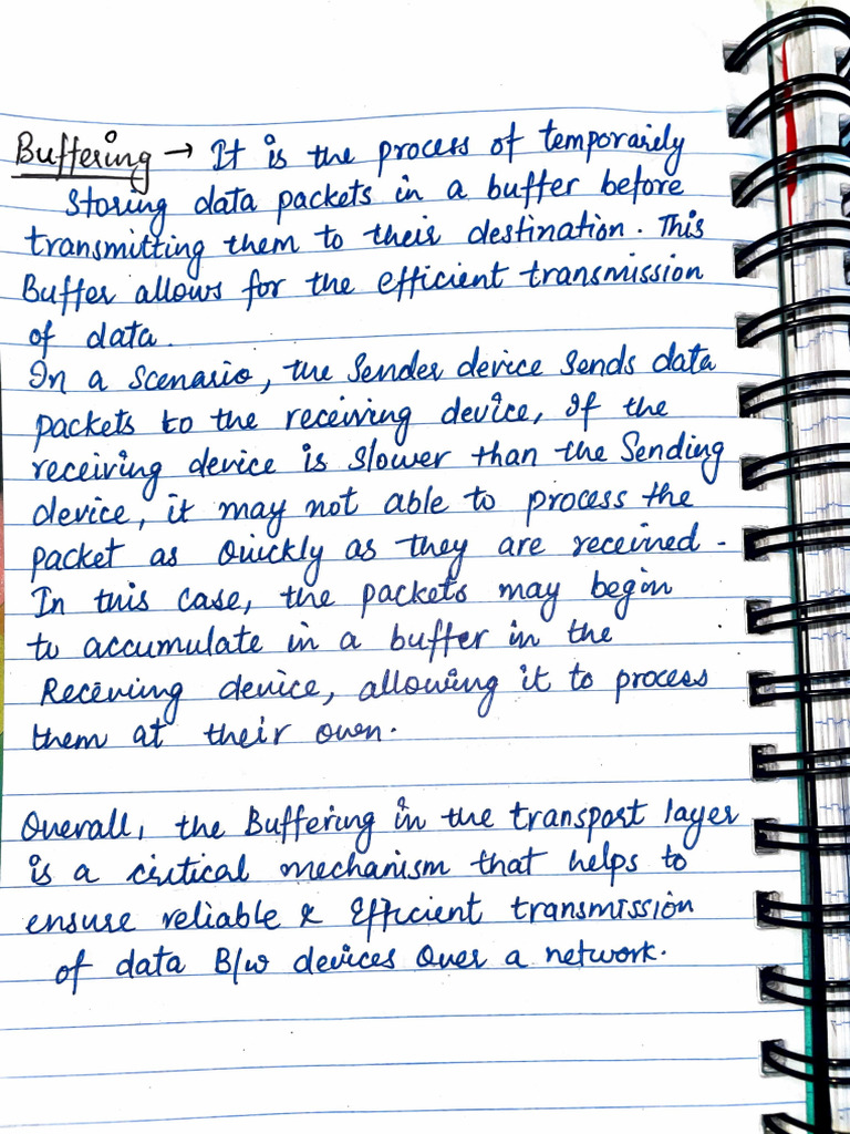 Network - Buffering, TCP, Udp, SCTP | PDF | Internet Architecture | Osi Model