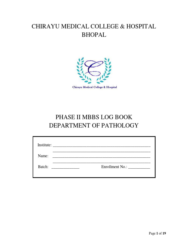 UG Logbook Pathology | Download Free PDF | Curriculum | Hepatitis