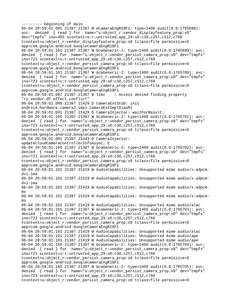 Log Cat 1717509541012 | Download Free PDF | Codec | Computing