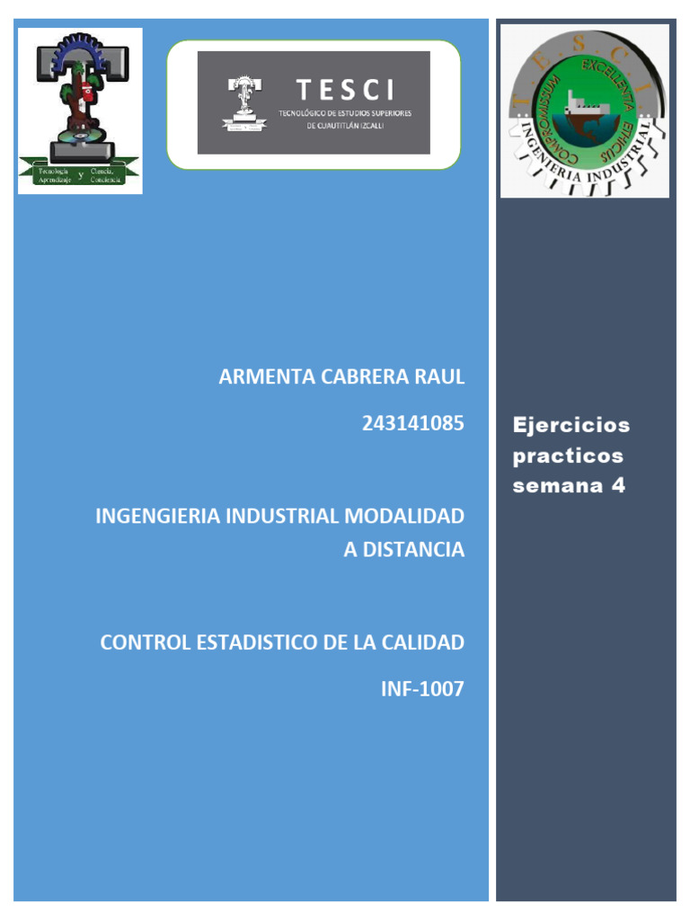 ejerciciosIII Sem4 | PDF | Desviación Estándar | Producción y fabricación