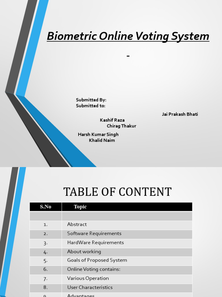 4th Year Harsh CSE Online Voting System | PDF | Voting | Electronic Voting